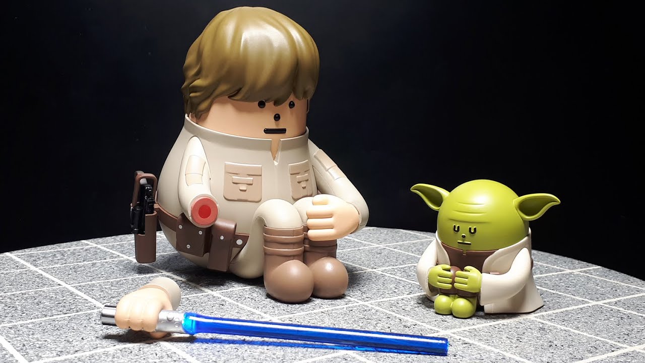 SML Luke Skywalker SW04 by Blitzway StarWars figure Sticky Monster Lab ...