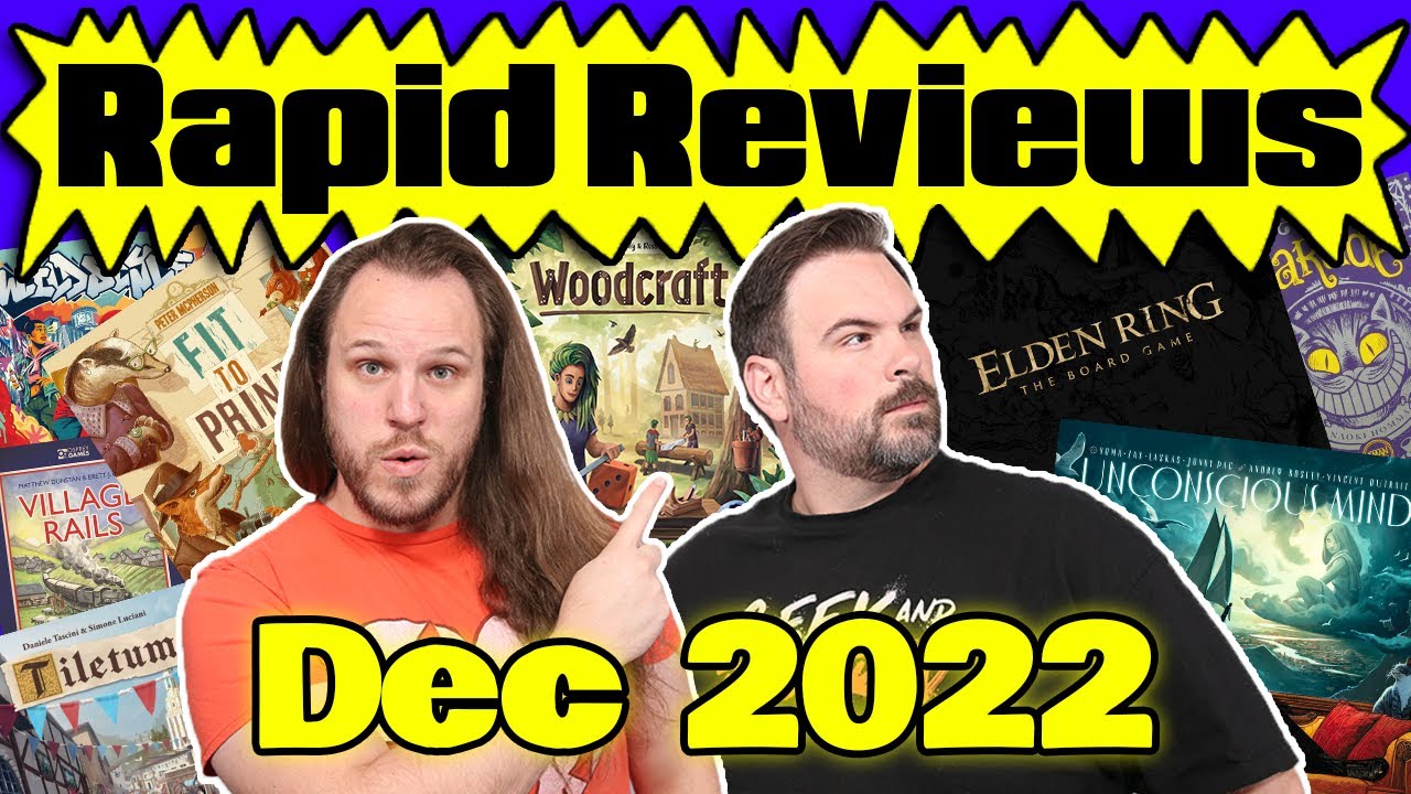 31 Board Game Reviews! | Rapid Reviews Dec 2022 - YouTube