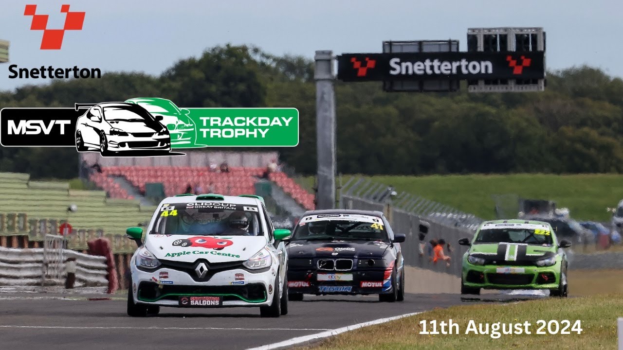 MSVT Trackday Trophy - Snetterton 11th August 2024 - YouTube