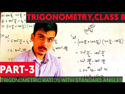 Optional math class 8 || Trigonometry || Ex 4.6 Part -3 || Standard ...