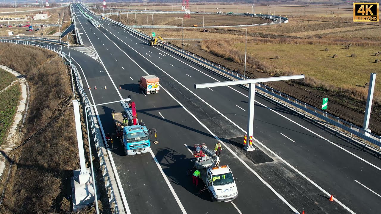 352 Highway Under Construction Road Megaproject in Romania ...
