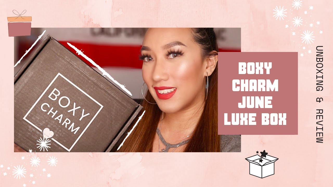 Boxycharm June Luxe Box 2020 Unboxing | My first time talking in front ...
