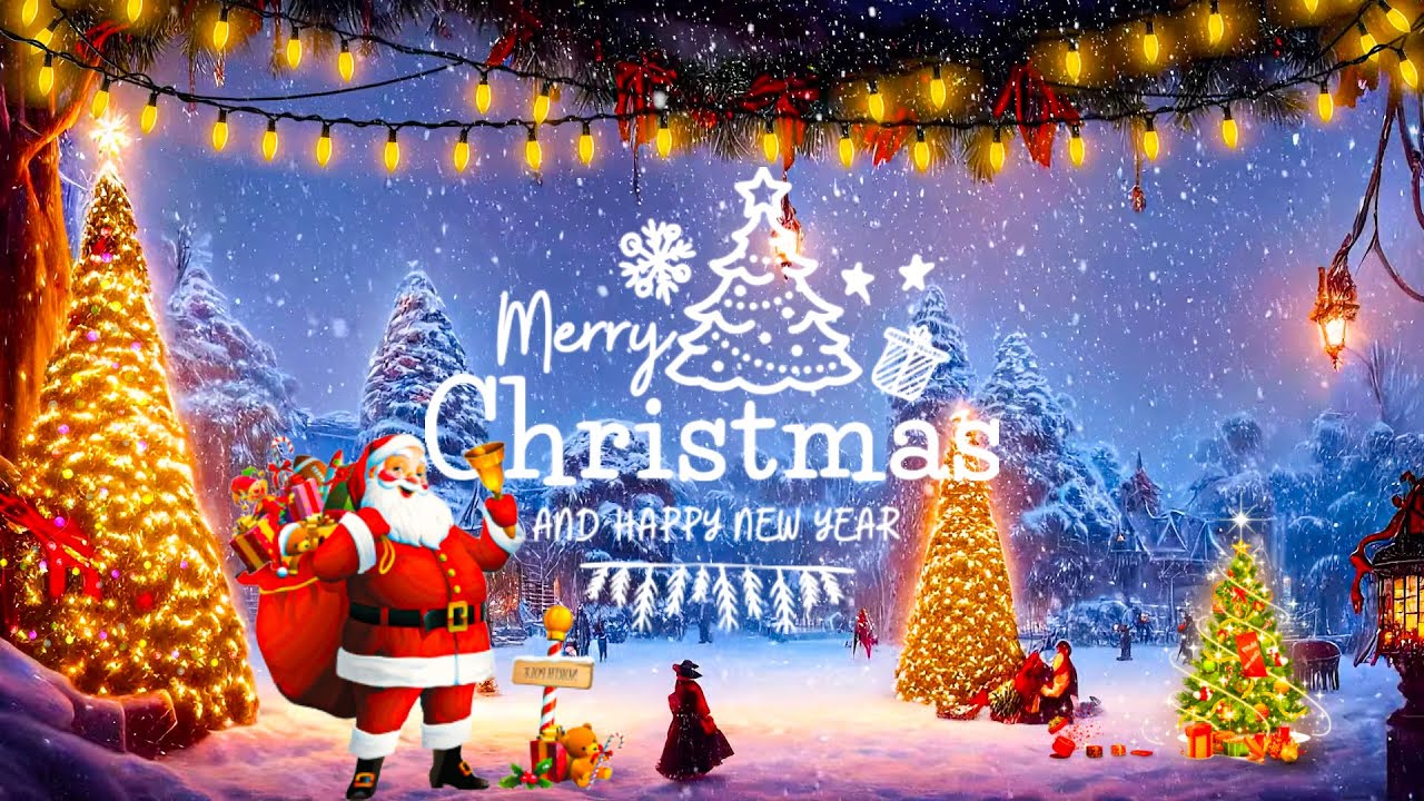 Santa is Coming 🎅 Merry Christmas 2023 🎄 Instrumental Christmas Music ...