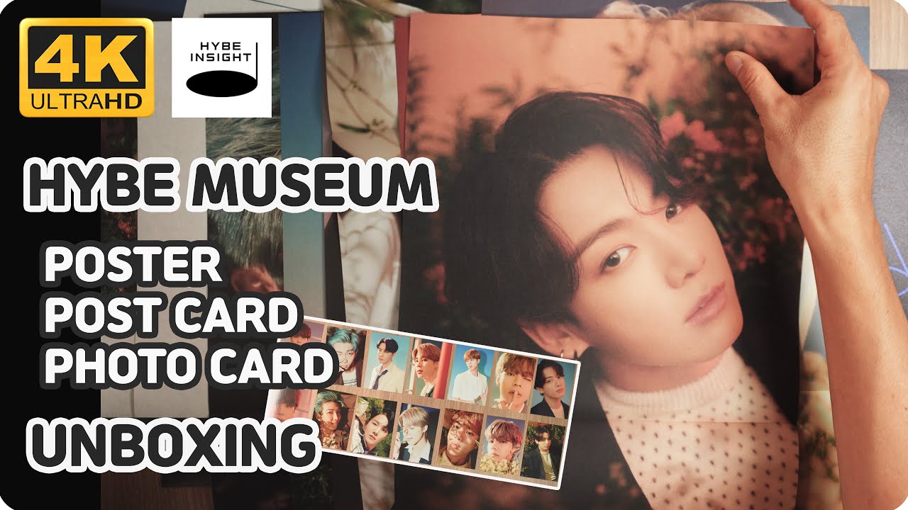 [4K] HYBE INSIGHT MUSEUM BTS MERCH (Photocard set, Postcard book ...