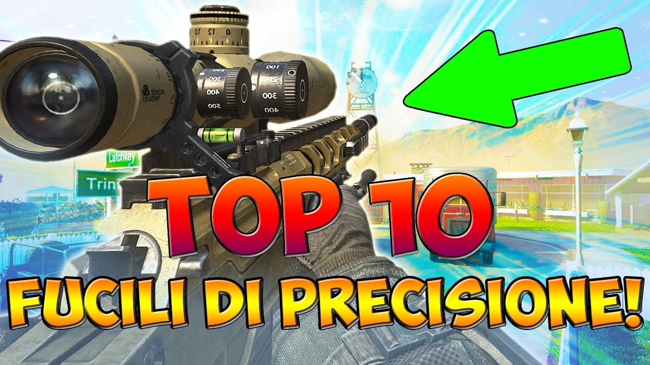 TOP 10 "CECCHINI/FUCILI DI PRECISIONE" NELLA STORIA DI CALL OF DUTY! (COD: Multiplayer - ITA ...