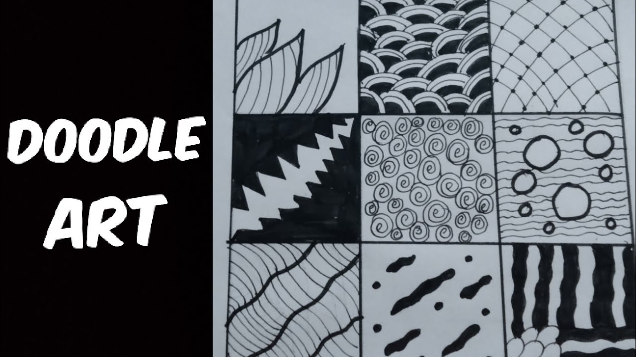 Doodle Art For Beginners | easy doodle patterns | Patterns Of Doodle ...