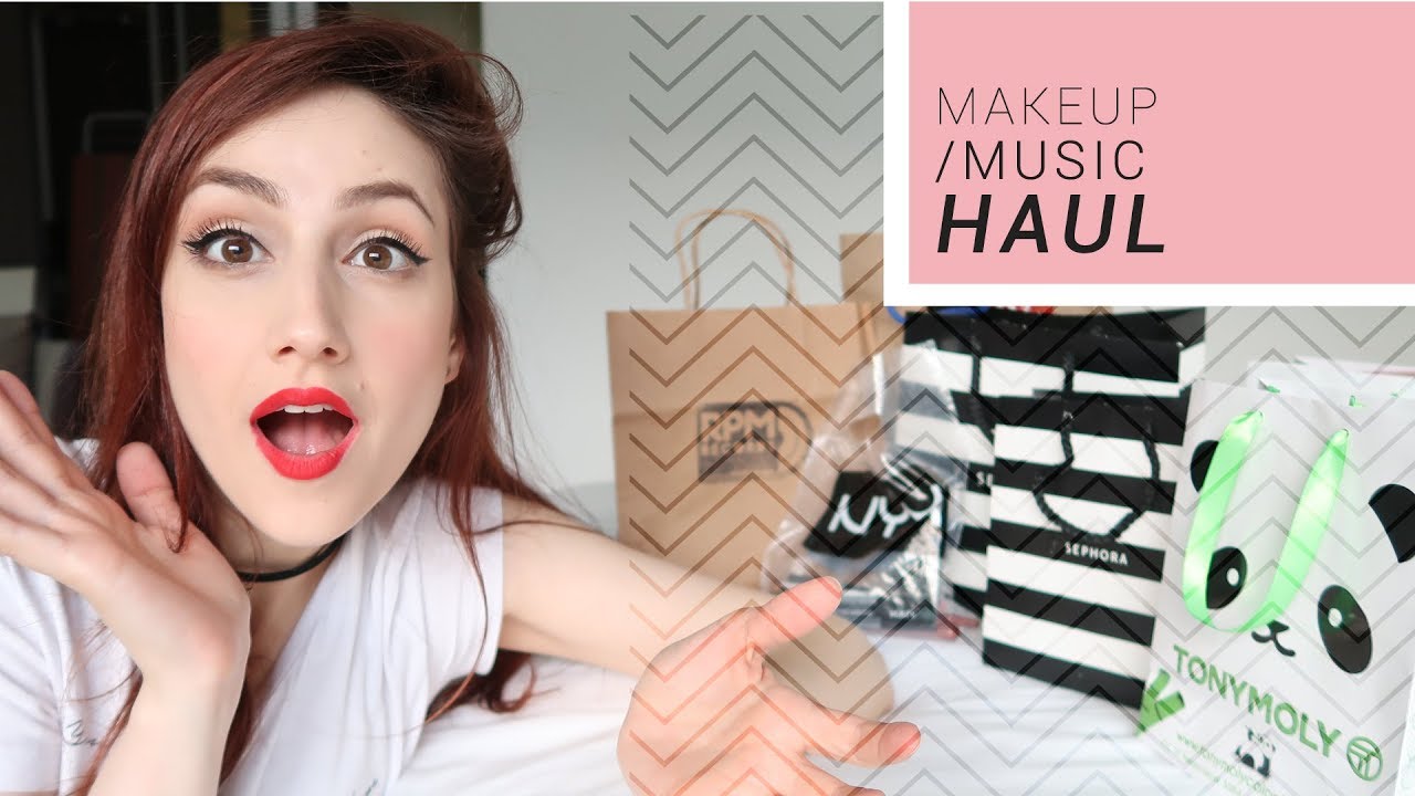 Haul de Maquillaje & Música / Music - Makeup Haul / Elo 👄🎧 - YouTube
