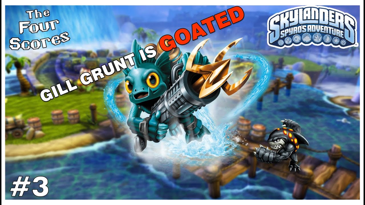 Why is Gill Grunt SO COOL?! | Skylanders: Spyro's Adventure [EP 3 ...