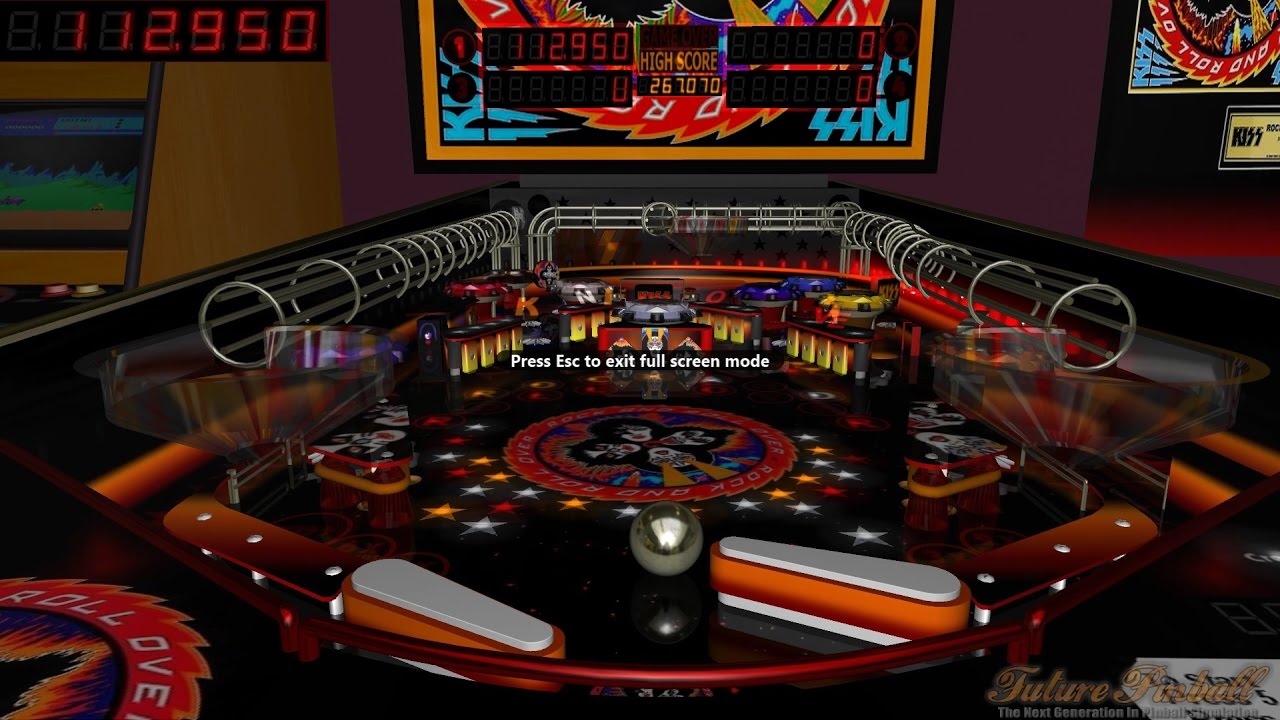 KISS Rock and Roll Over - Future Pinball - PC Pinball - YouTube