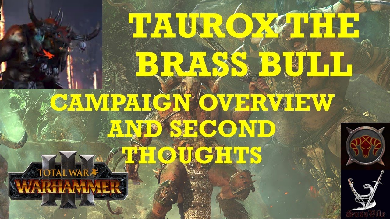 Total War: Warhammer 3 Immortal Empires Taurox - Beastmen campaign ...
