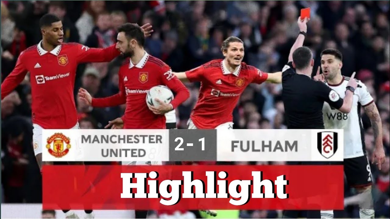 football match Manchester United vs Fulham #football #messi #soccer ...