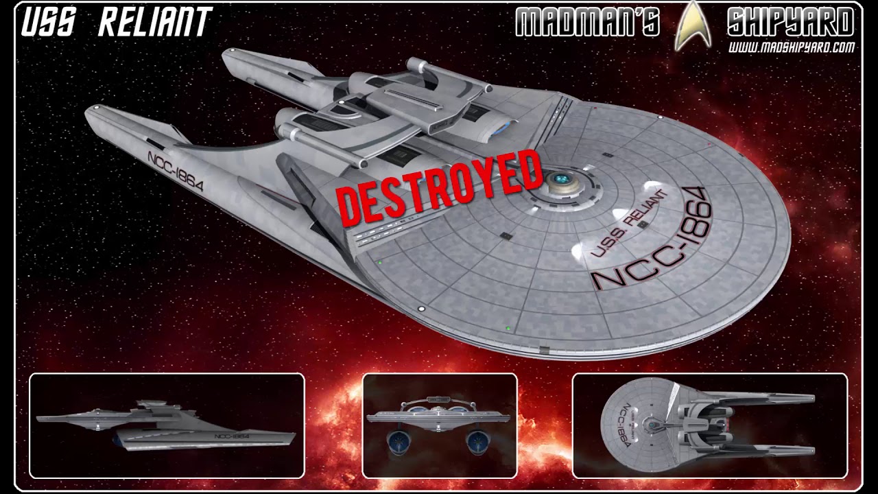 Star Trek's Finest Federation Starship USS Reliant (NCC 1864) - YouTube
