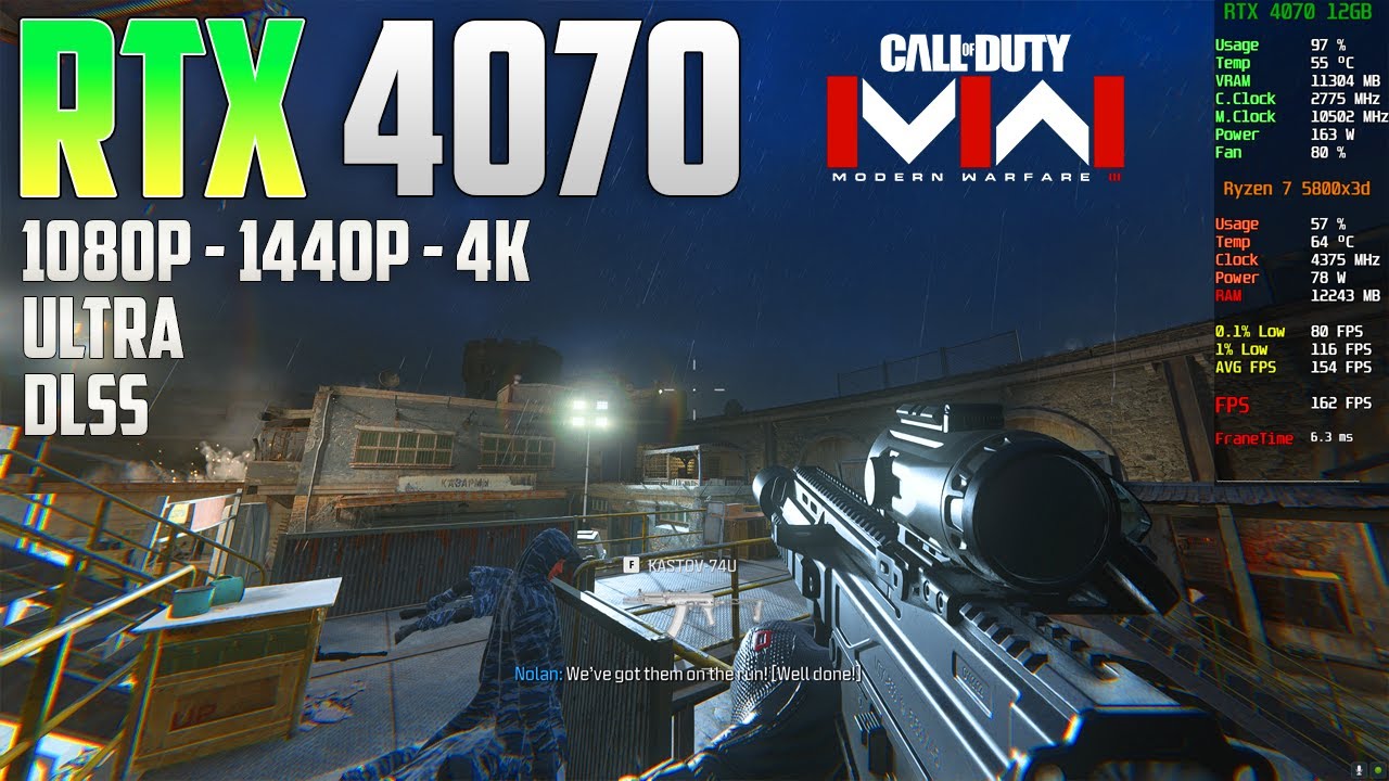 Call of Duty: Modern Warfare 3 Campaign RTX 4070 | 4K - 1440p - 1080p ...