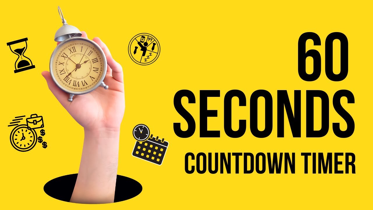 60 Seconds Timer Countdown - YouTube