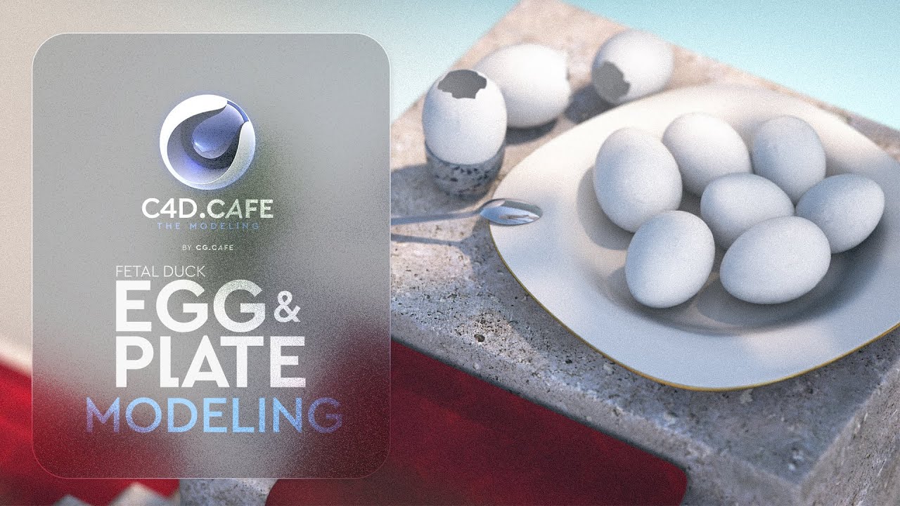 Egg & Plate Modeling in Cinema 4D - YouTube