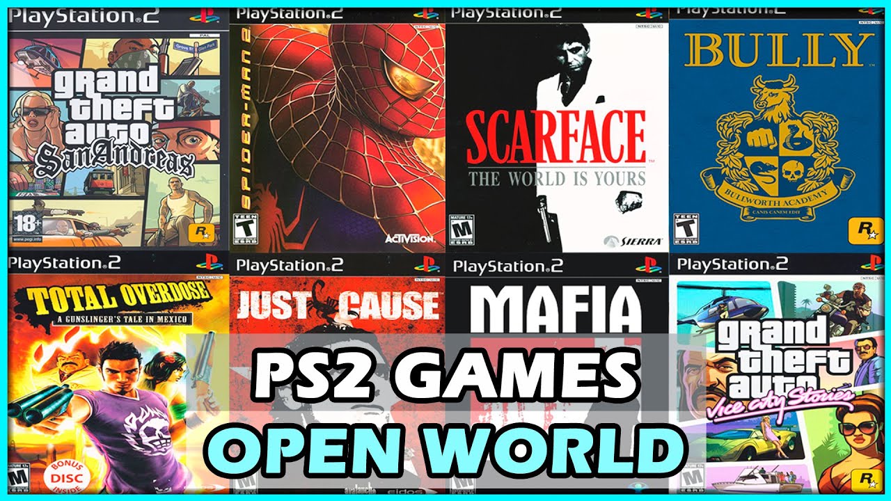 THE 40 BEST OPEN WORLD GAMES FOR PS2 || PS2 GAMES - YouTube