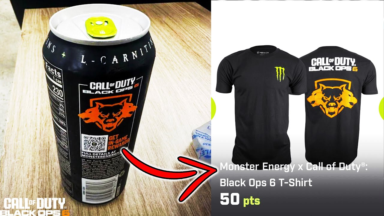 How to get and redeem BLACK OPS 6 MONSTER Rewards and Monster points ...