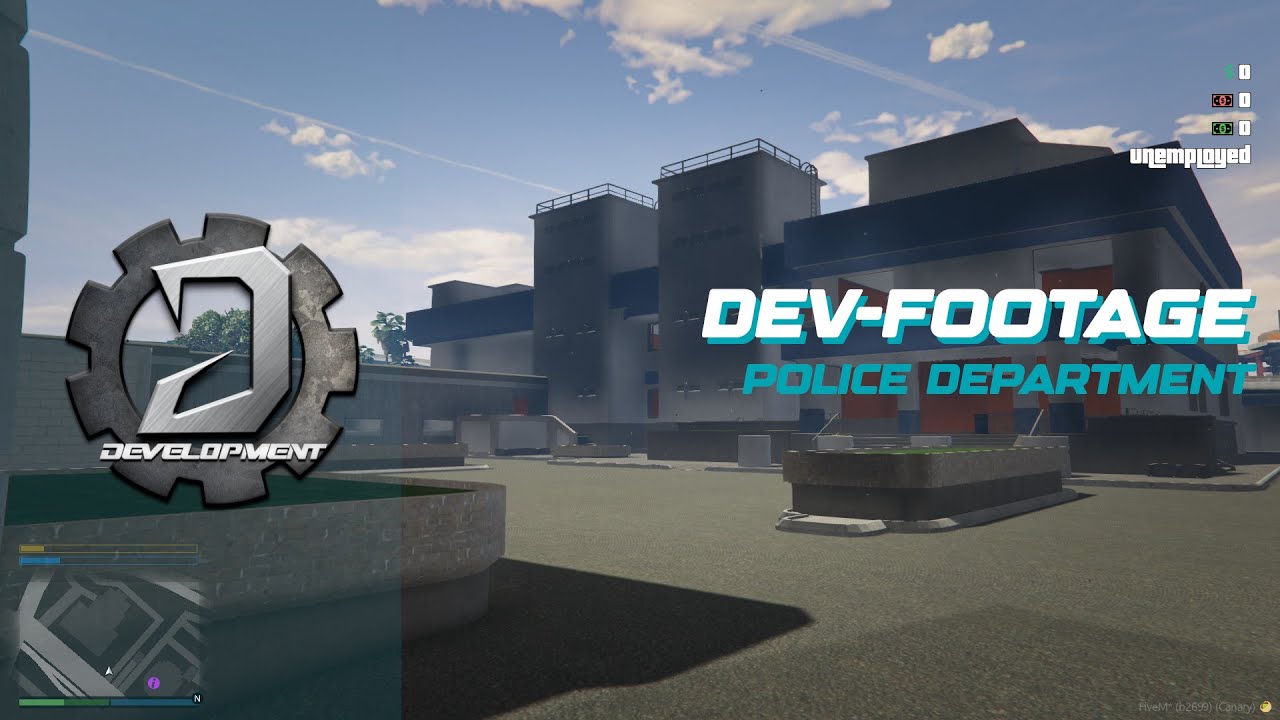 [DEV FOOTAGE] New Police Department interior + exterior by Otaku - YouTube