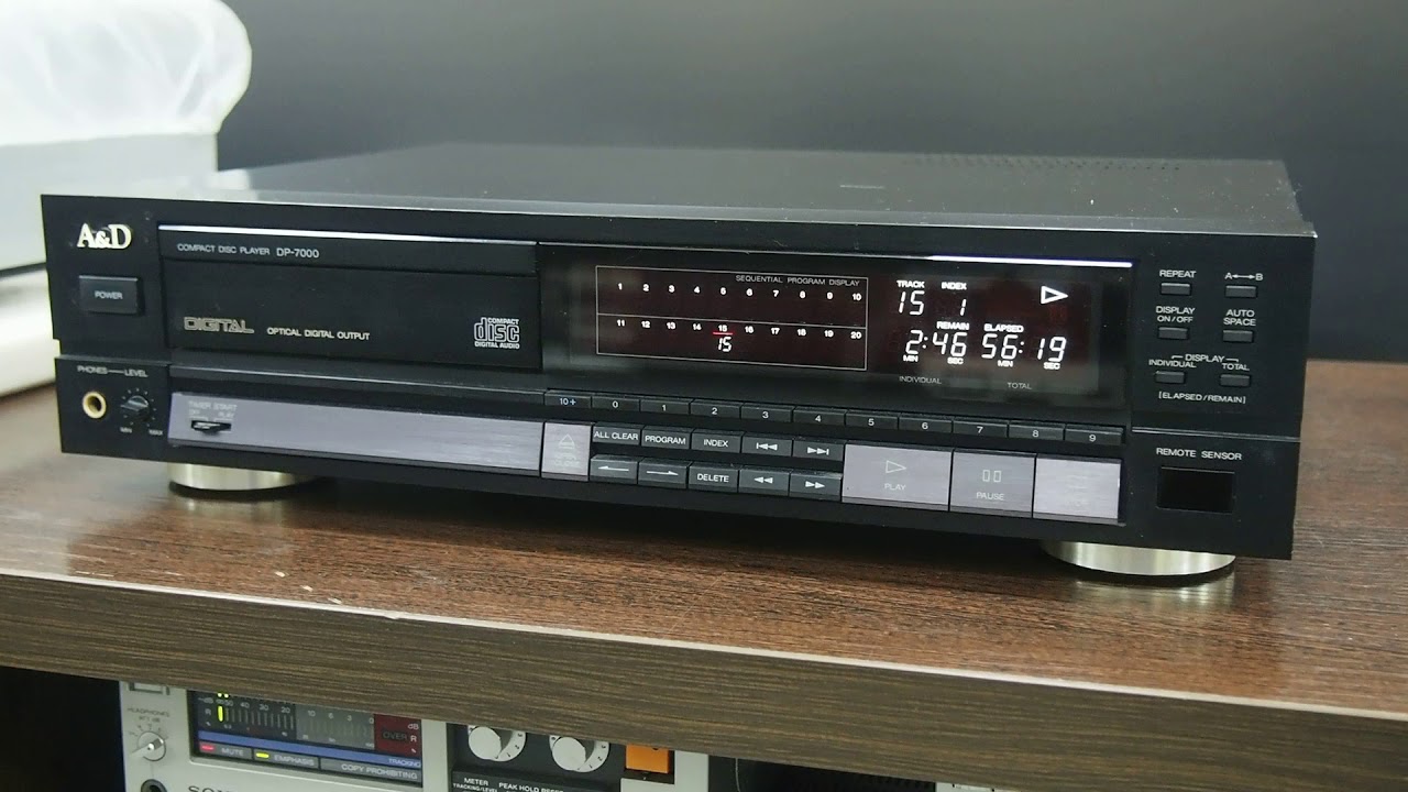 A&D DP-7000 ￥89,800(1987年10月頃) - YouTube