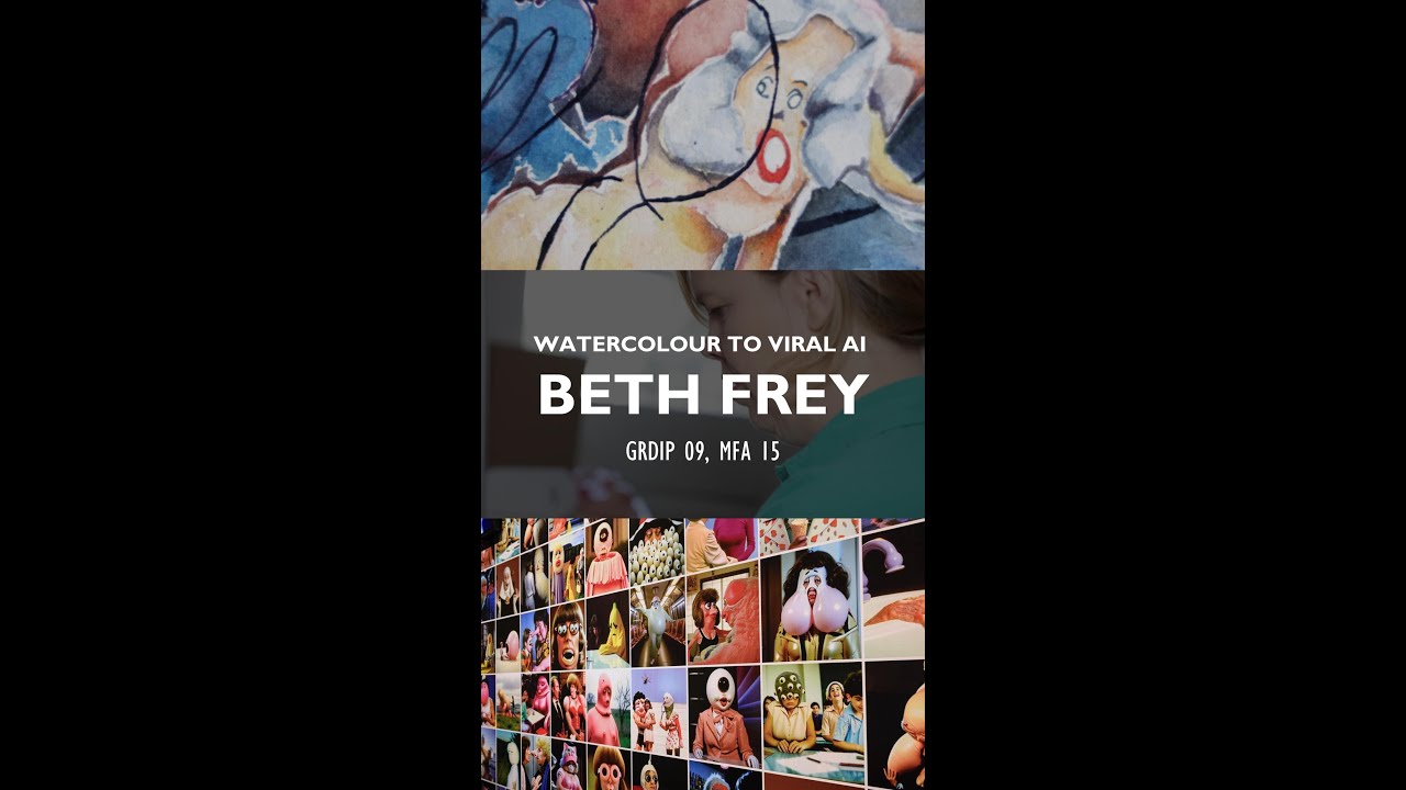 Meet alumna Beth Frey, the artist whose AI experiments went viral - YouTube