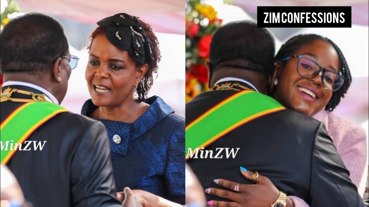 Watch Mnangagwa And Grace Mugabe Finally Forgive Each Other Live On ...