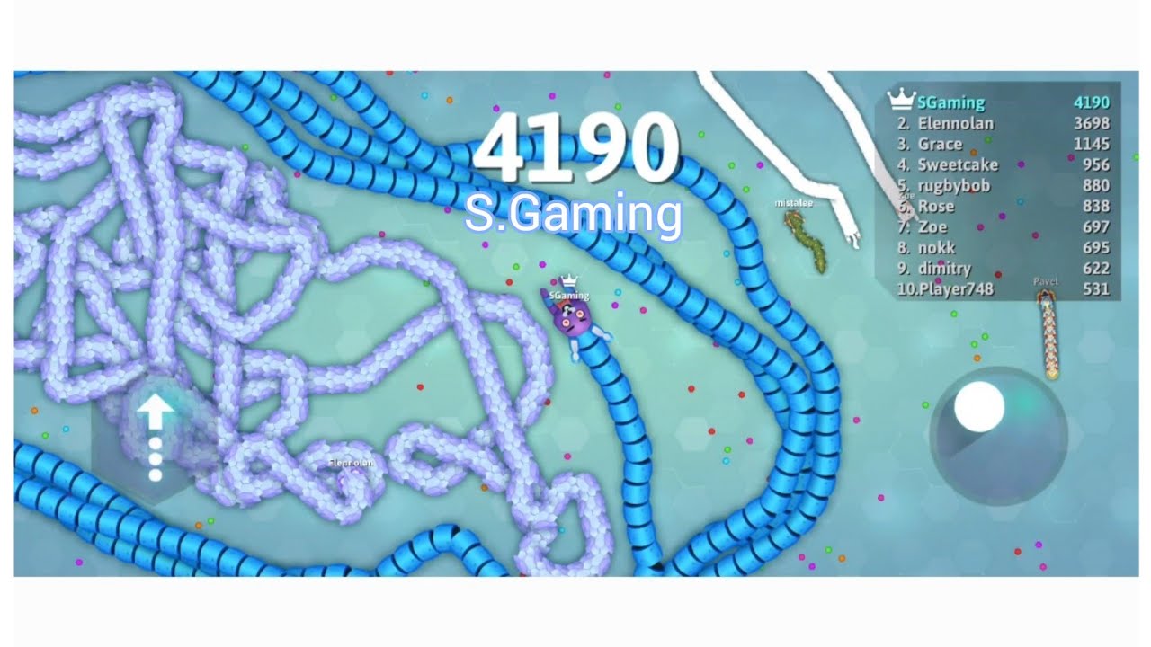 Snake io||TOP 1 SNAKE HACKER CIRCLED BIGGEST SNAKE IN SNAKE.IO||# ...