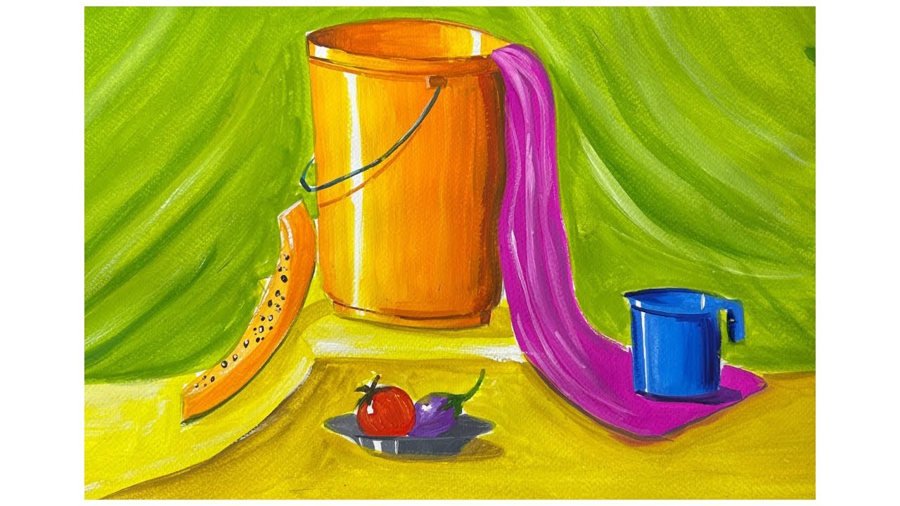 How to draw still life drawing elementary intermediate #youtube # ...