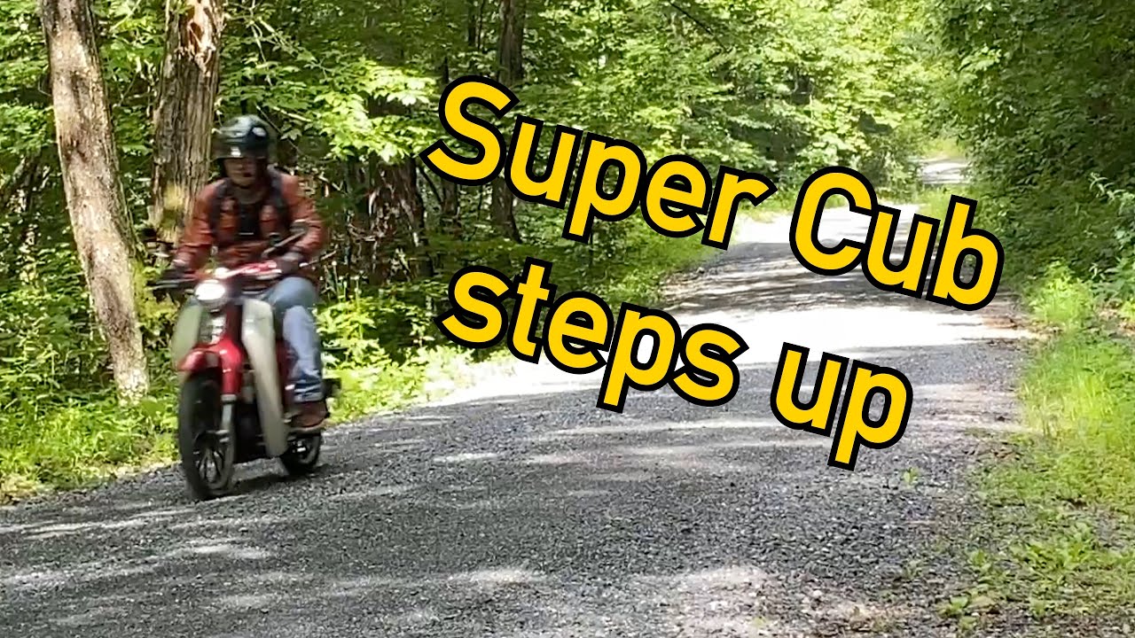 Super Cub goes for an adventure - YouTube