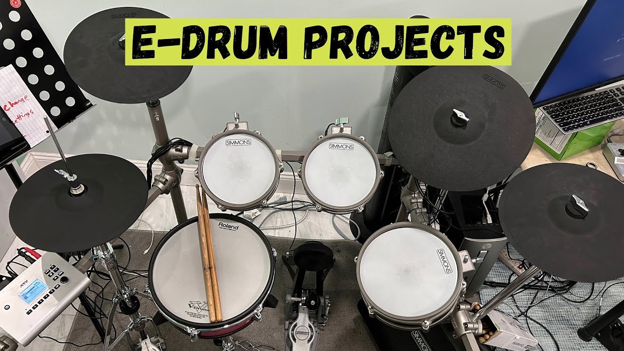 4 custom e-drum kits - YouTube