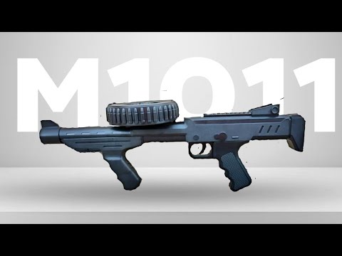M1011 Spring Type Unboxing Review and shooting test (Toy Gun Only ...