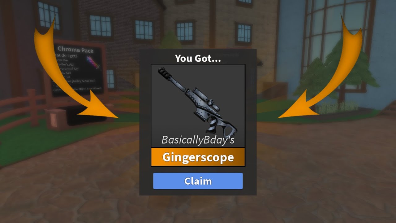 Unboxing Gingerscope In Mm2 Youtube 3093