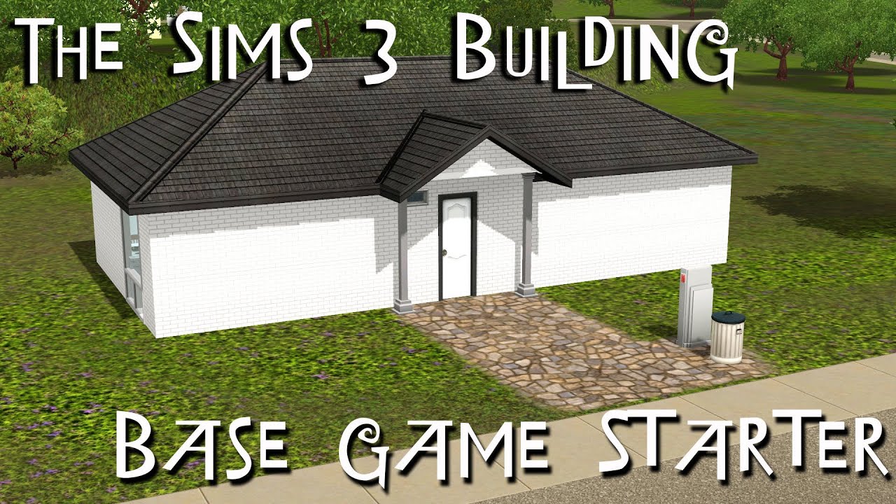 THE SIMS 3 BUILDING - Base Game Starter Home - YouTube