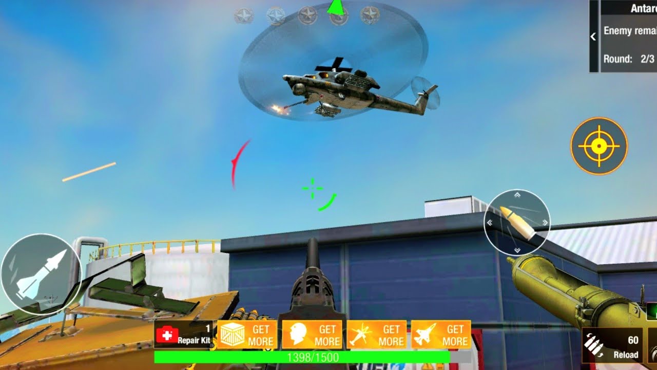 World War Fight For Freedom defense against landing troop plane tank ...