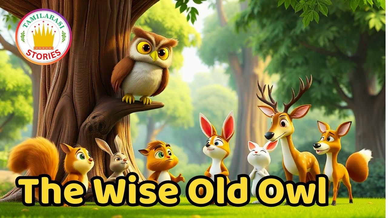 The Wise Old Owl story in English | Tamilarasi Stories - YouTube