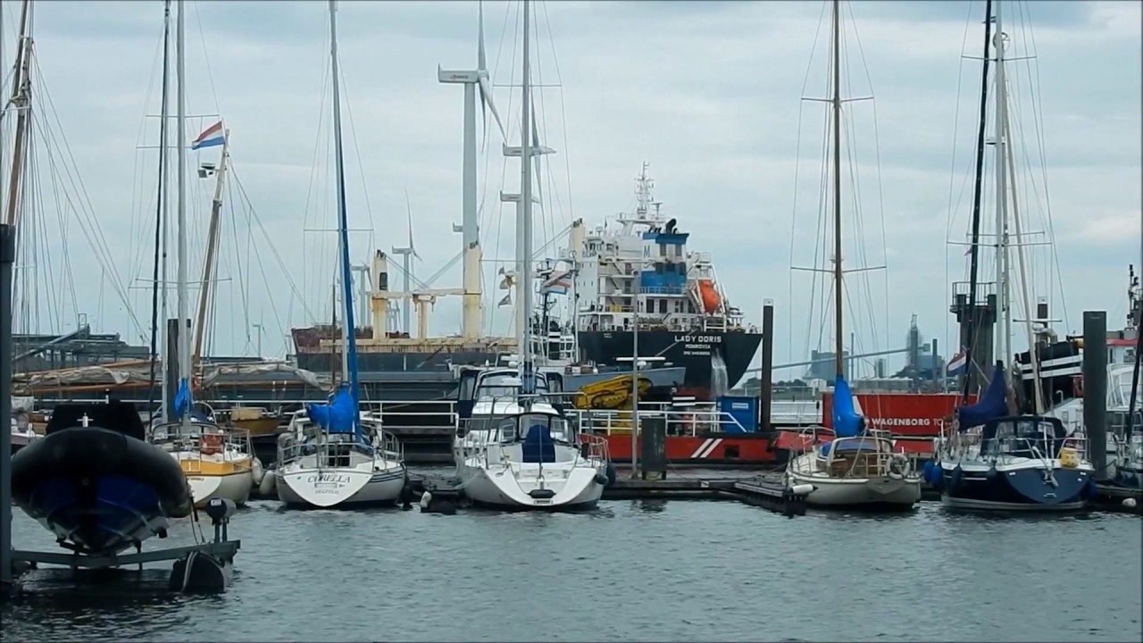 delfzijl haven 1 scheepvaart - YouTube