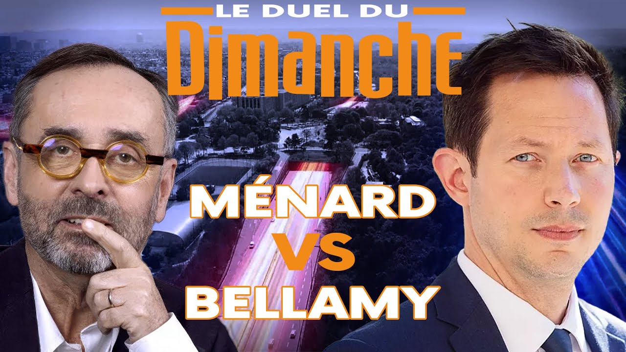 Le Duel du Dimanche : Robert Ménard VS François-Xavier Bellamy. BFMTV ...