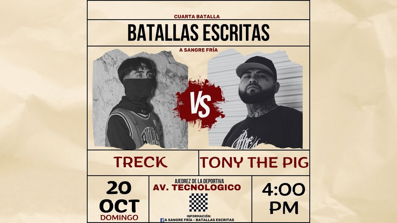 Tony the pig vs Treck (a sangre fría - batallas escritas) - YouTube