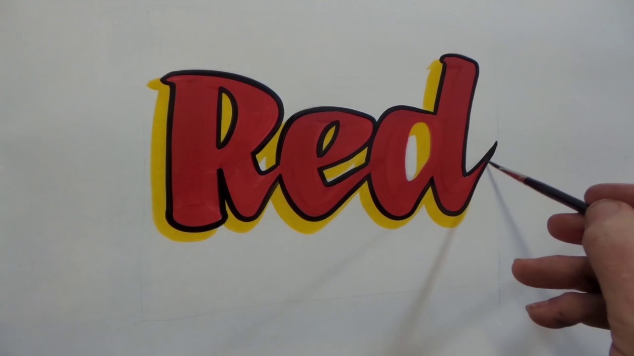 Hand Lettering by John King - YouTube