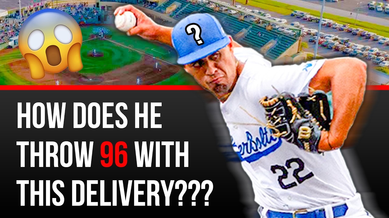Free Agent Dan Brown: Funky Delivery and 93mph with Crazy Metrics - YouTube
