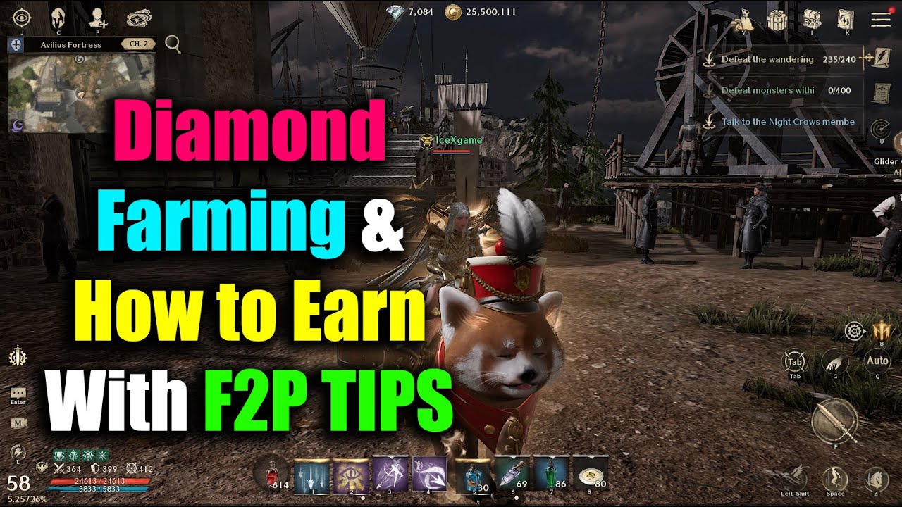 Night Crows Diamond Farming & How to Earn With F2P TIPS - YouTube