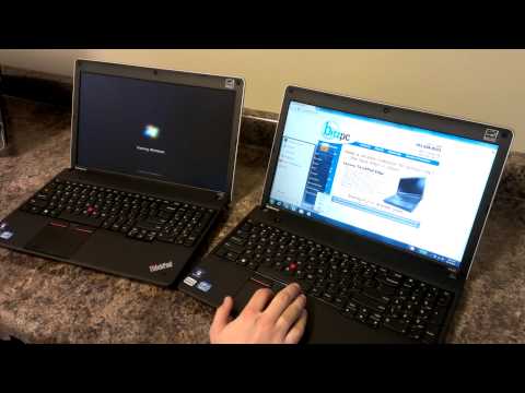 Lenovo ThinkPad Edge E530 -- Hard Drive vs. SSD