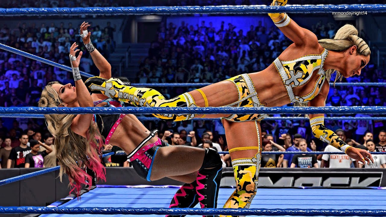 WWE 2K24 ALEXA BLISS VS MICHELLE MCCOOL SMACKDOWN! - YouTube