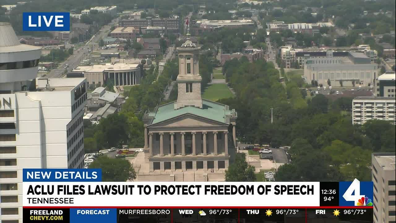 ACLU files lawsuit to protect free speech - YouTube