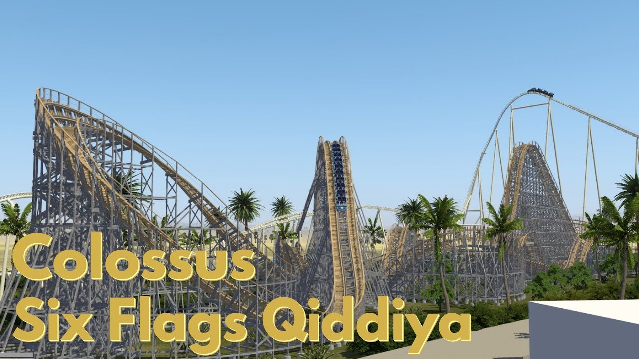 Colossus - Six Flags Qiddiya | GCI Infinity Flyer Coaster | NoLimits 2 - YouTube