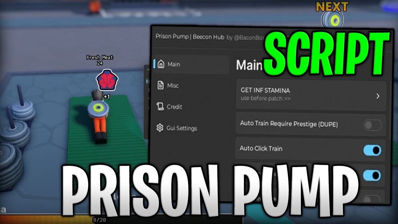 [NEW🔥] Prison Pump Best Script Auto Farm & Instant Kill Mobs Roblox ...