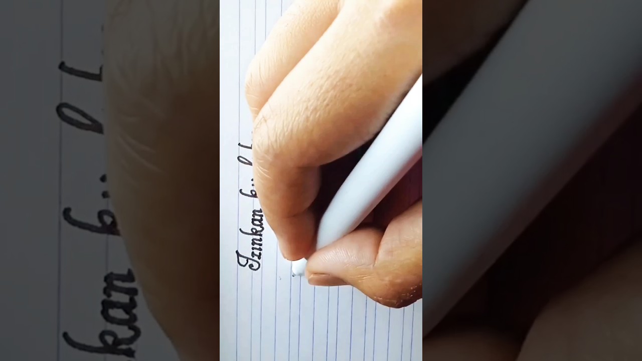 Tulisan Tangan Rapi ️ #shorts #handwriting #handlettering #lettering # ...
