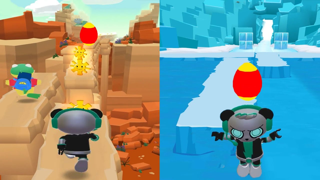 Tag With Ryan Squad League And Titan Universe Egg Surprise With Panda ...