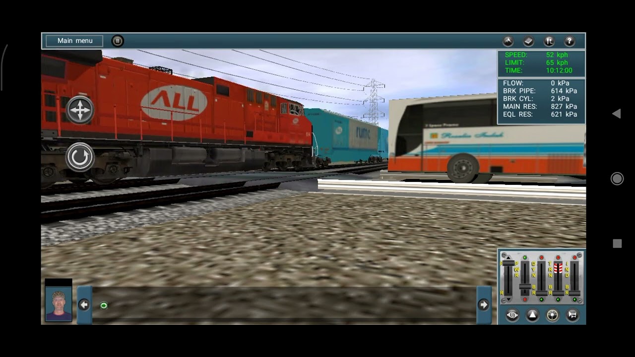 Trainz simulator Android trem carregado graneleiro com ac44i rumo hexa ...
