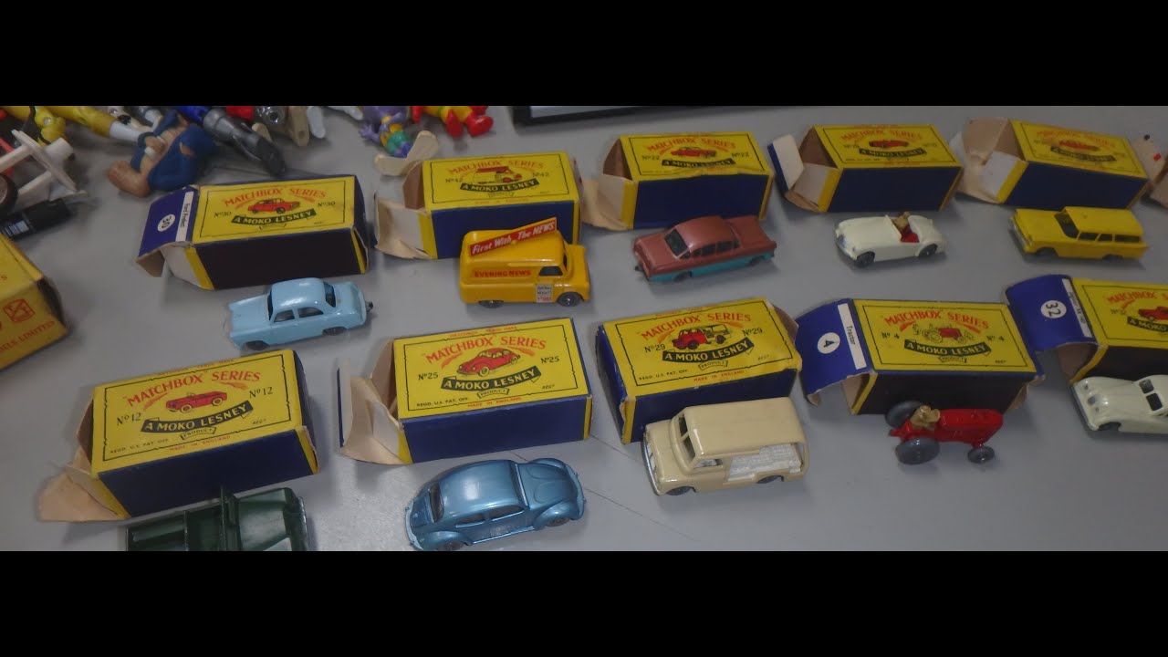 Vintage Matchbox Series Moko Lesney Vehicles - YouTube