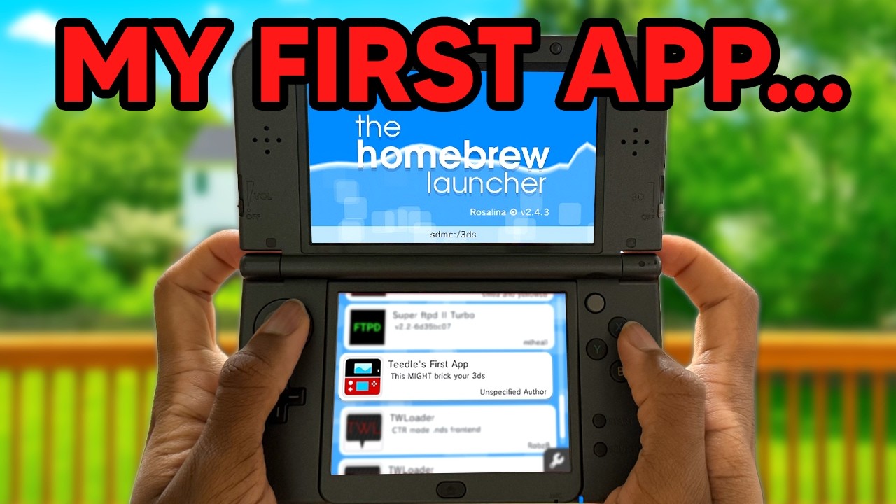 I Made a Homebrew App for the FIRST TIME… | 200K Special - YouTube